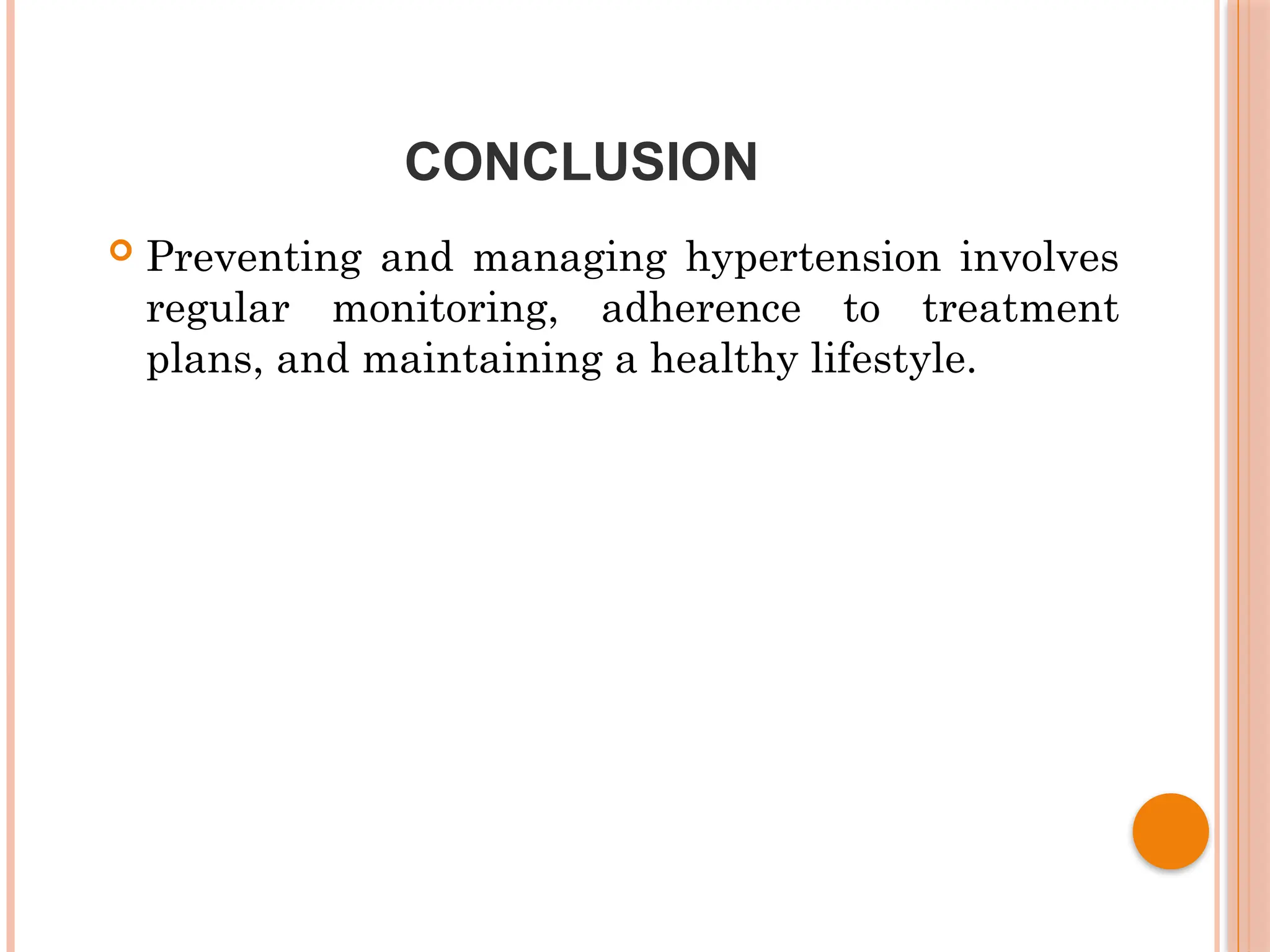 Hypertension short overview / Pharmacotherapeutics / pharmd slides | PPT
