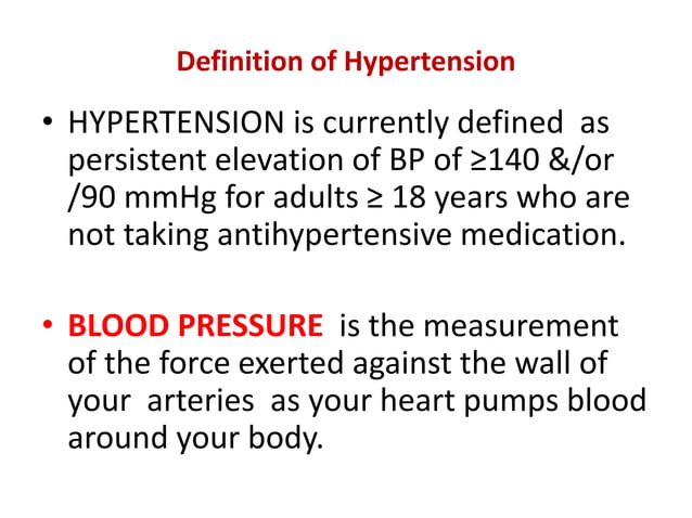 HYPERTENSION/high blood pressure- a lecture-1.pptx