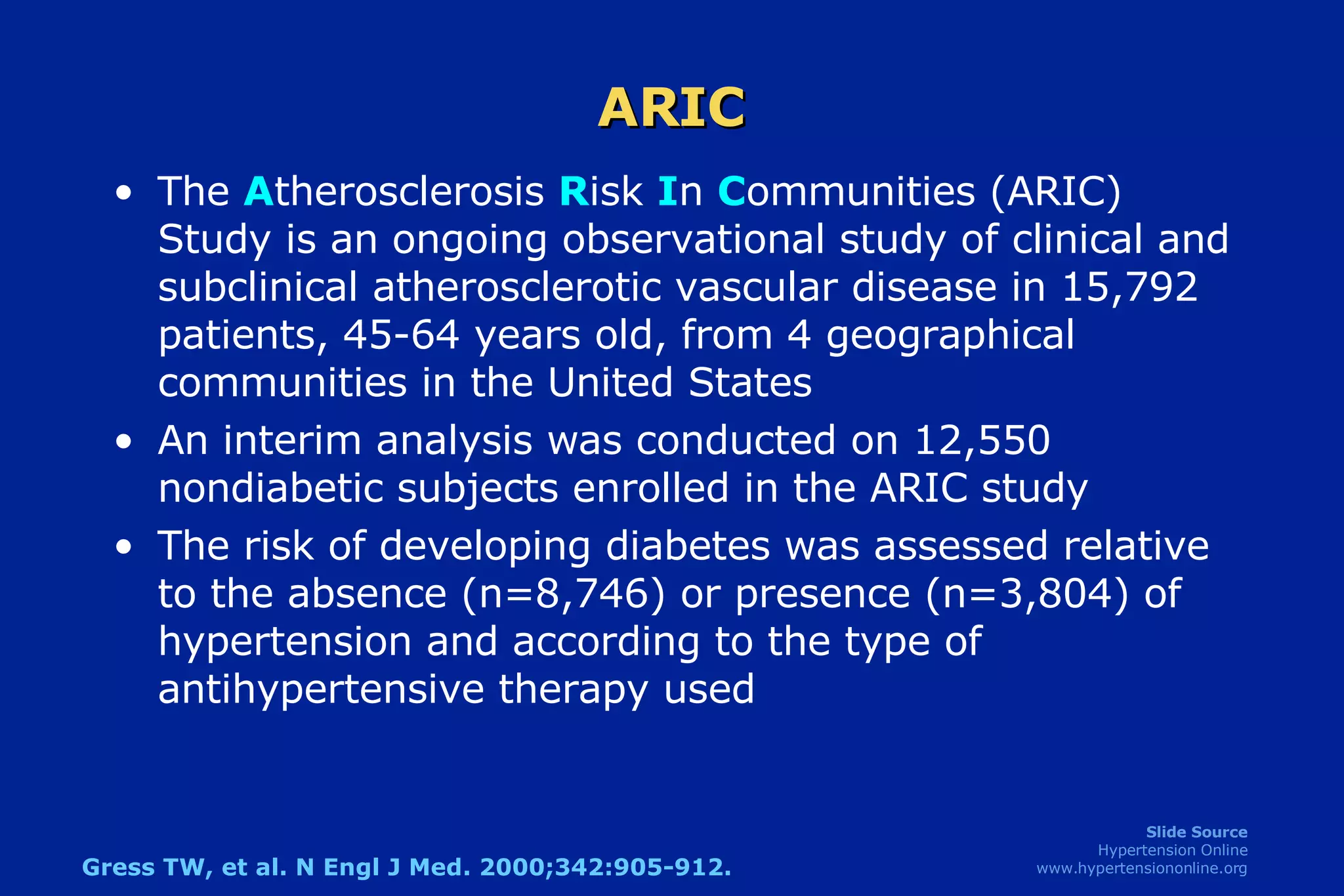 Hypertension And Old And New | PPT