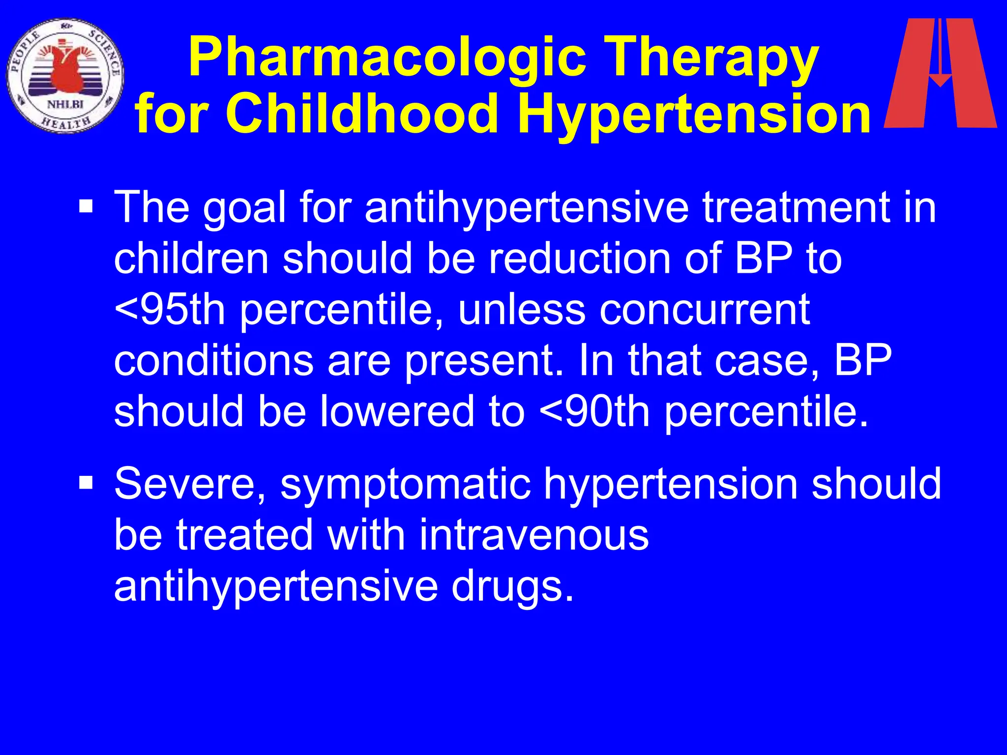 Hypertension in Children and Adolescents | PPT