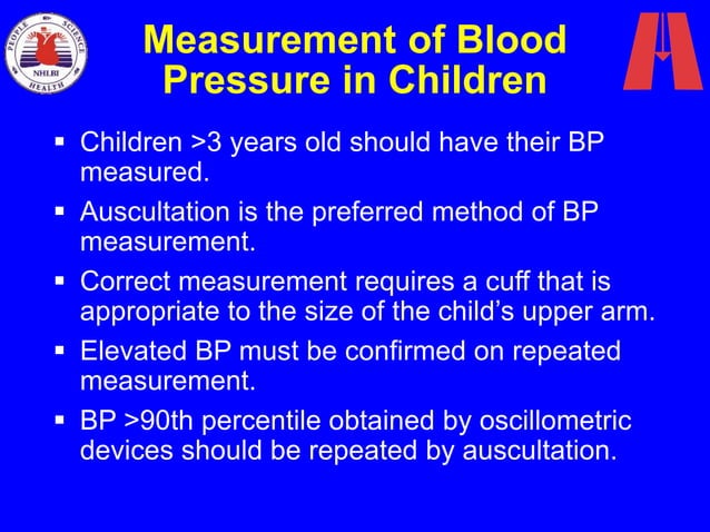Hypertension in Children and Adolescents | PPT | Blood Disorders ...