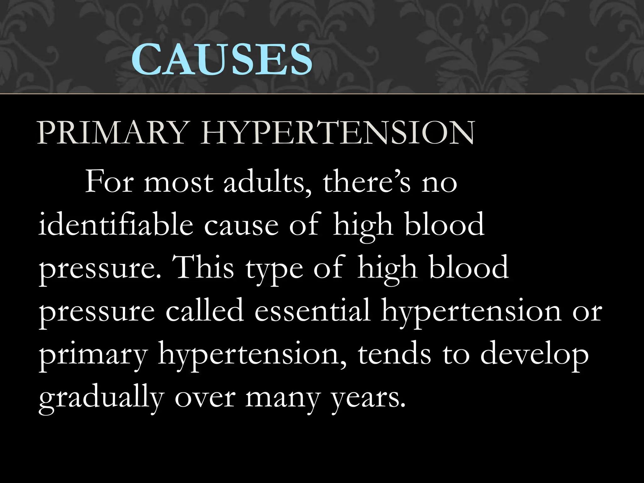 HYPERTENSION - SLIDE SHARE PRESENTATION. | PPTX