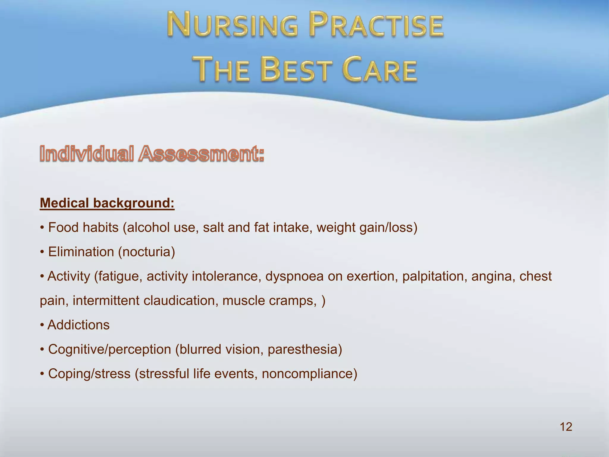 Hypertension - Nursing Practise | PPTX