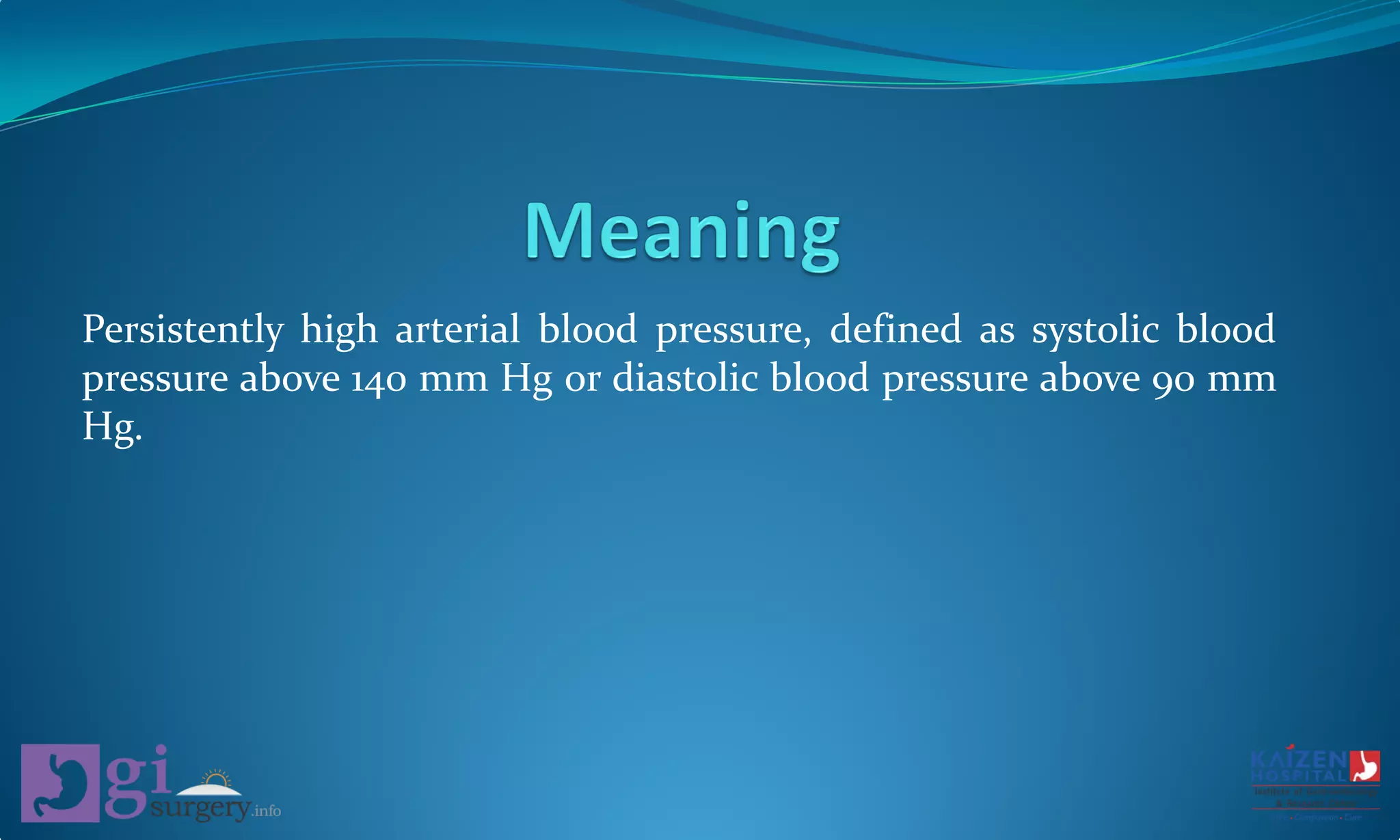 Hypertension - Classification of HTN | PDF