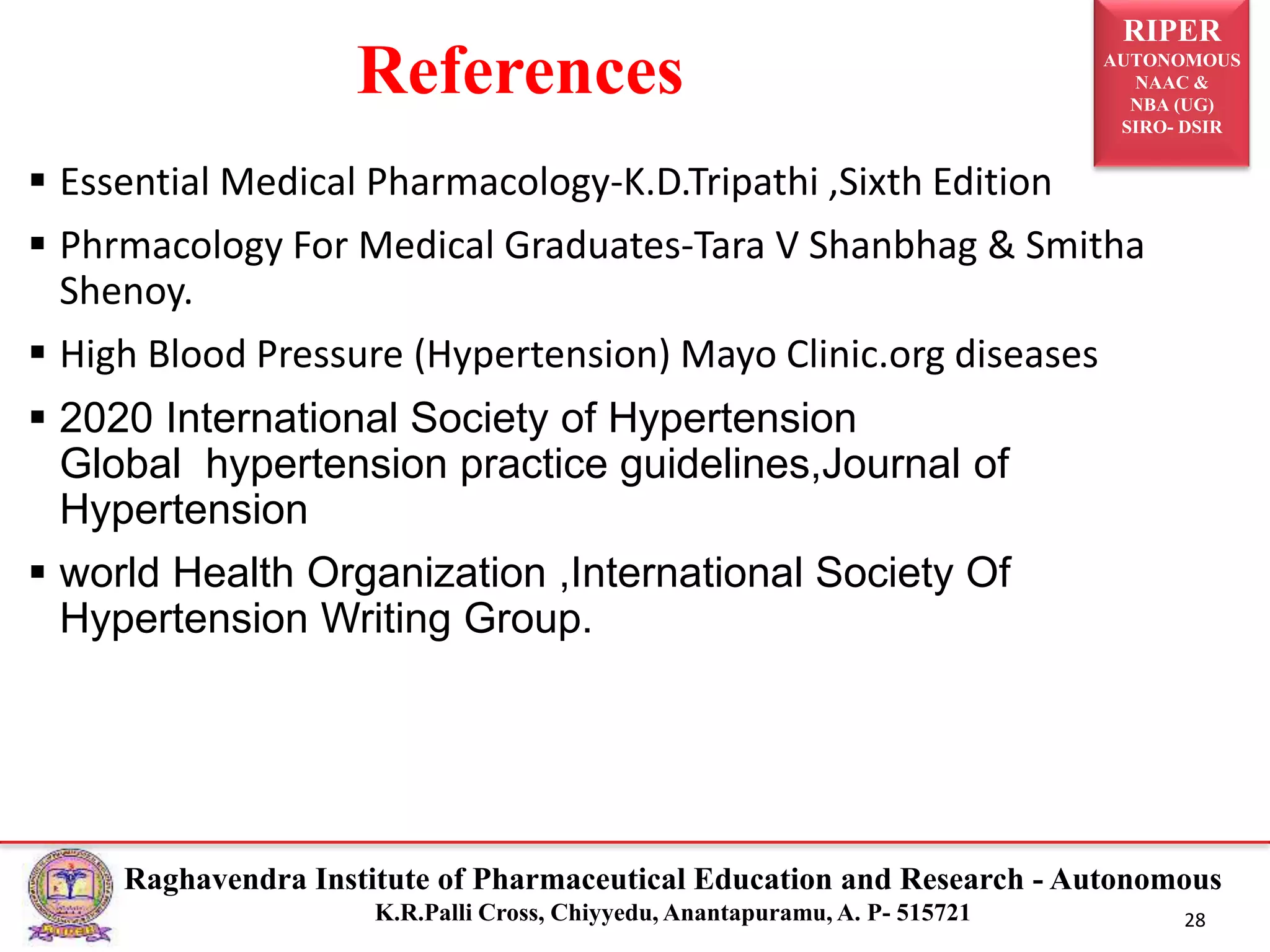HYPERTENSION | PPTX