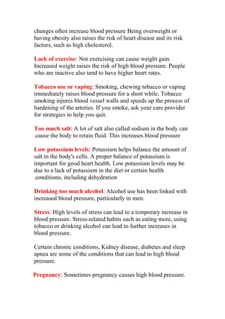 Research on high blood pressure(hypertension) | PDF | Blood Disorders ...