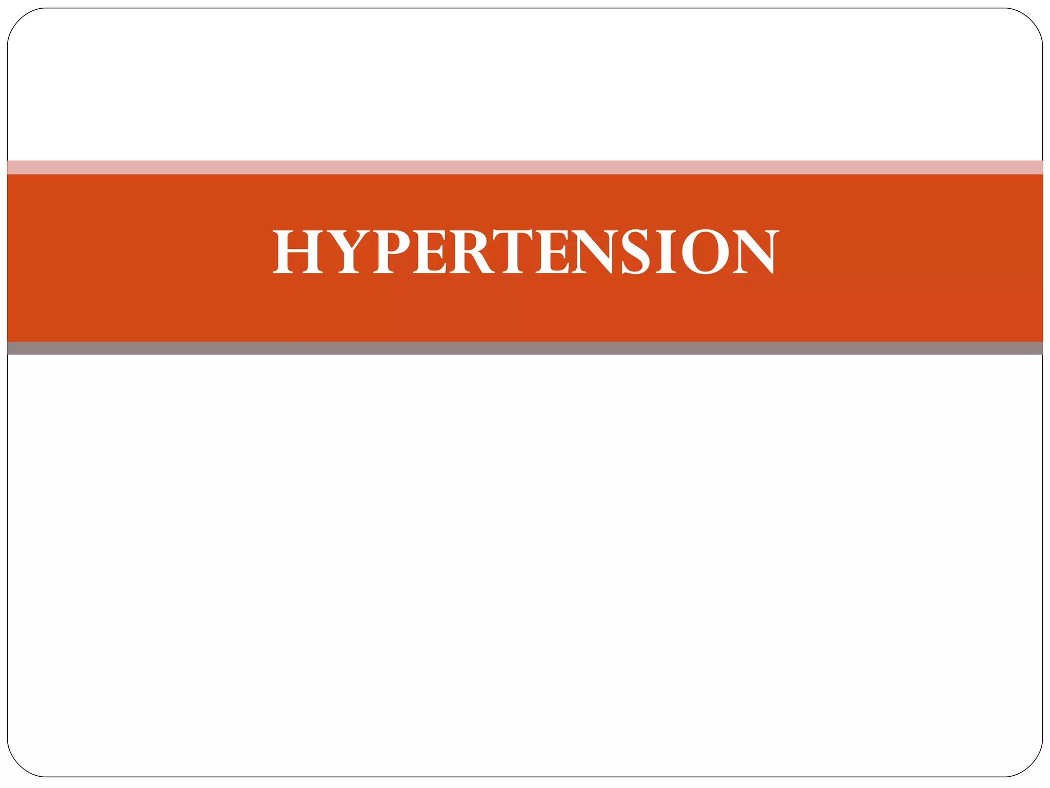 Hypertension | PPT