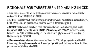 rational use of antihypertensives in CKD | PPTX