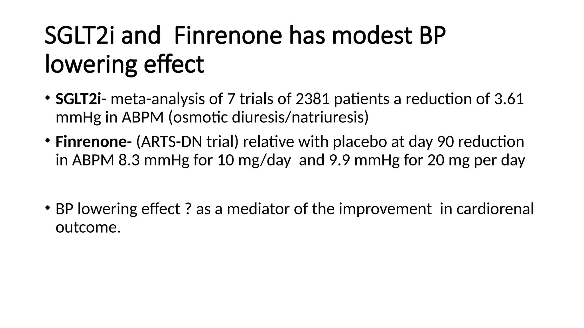 current management of hypertension in chronic kidney disease ...