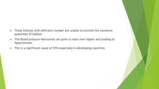 Hypertension and kidney | PPTX