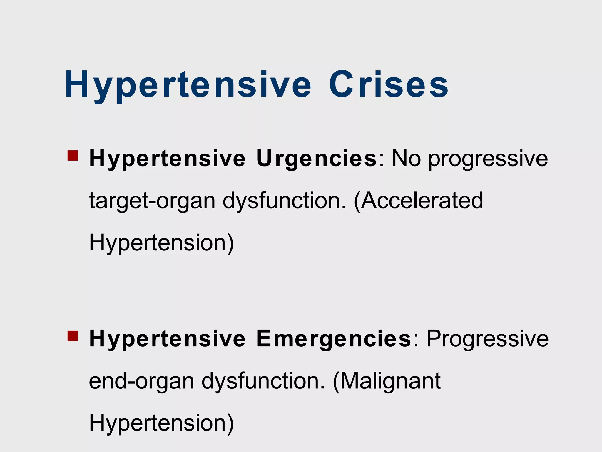 Hypertension - Approach & Management | PPT