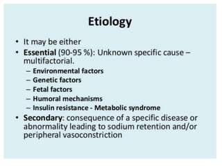 Hypertension – Clinical features and complications.pptx