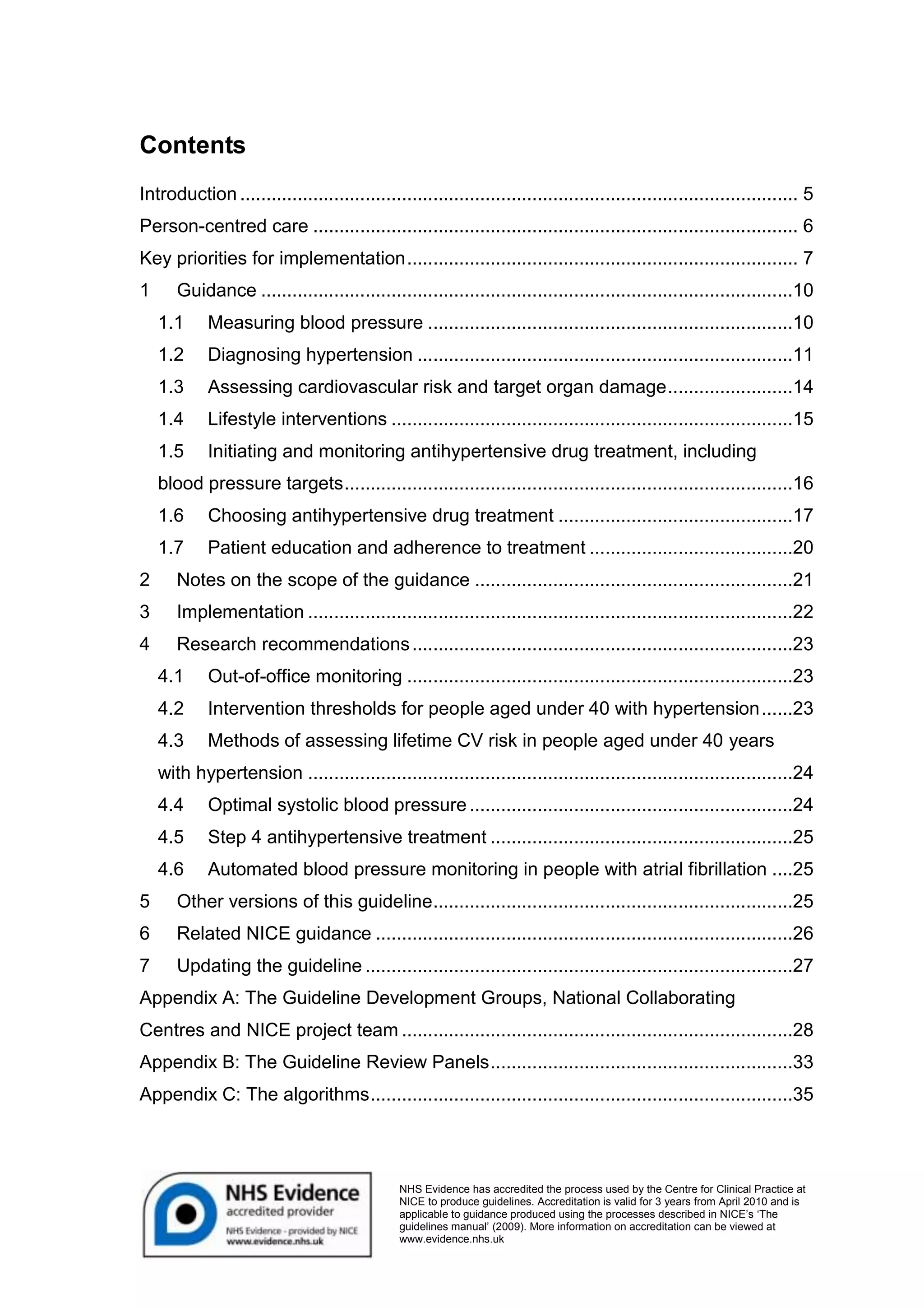 Hypertension clinical management of primary hypertension in adults | PDF