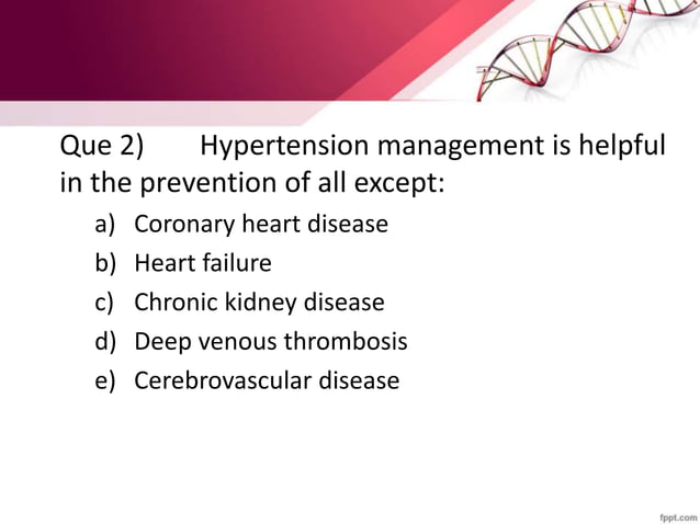 hypertension final.ppt | Heart and Cardiovascular Diseases | Diseases ...