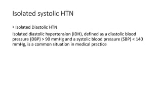 Hypertension for undergraduates | PPTX