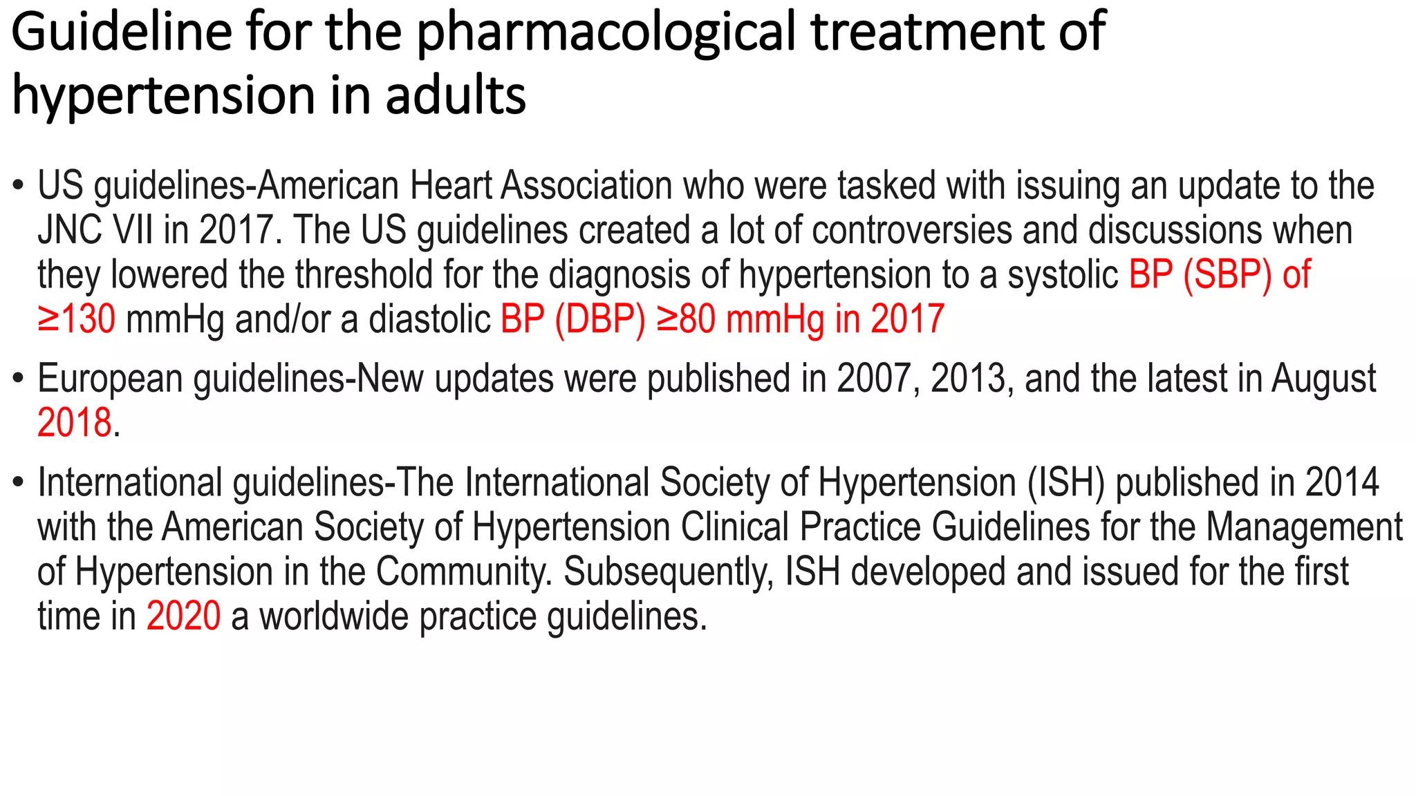 Hypertension guidelines comparison.pptx