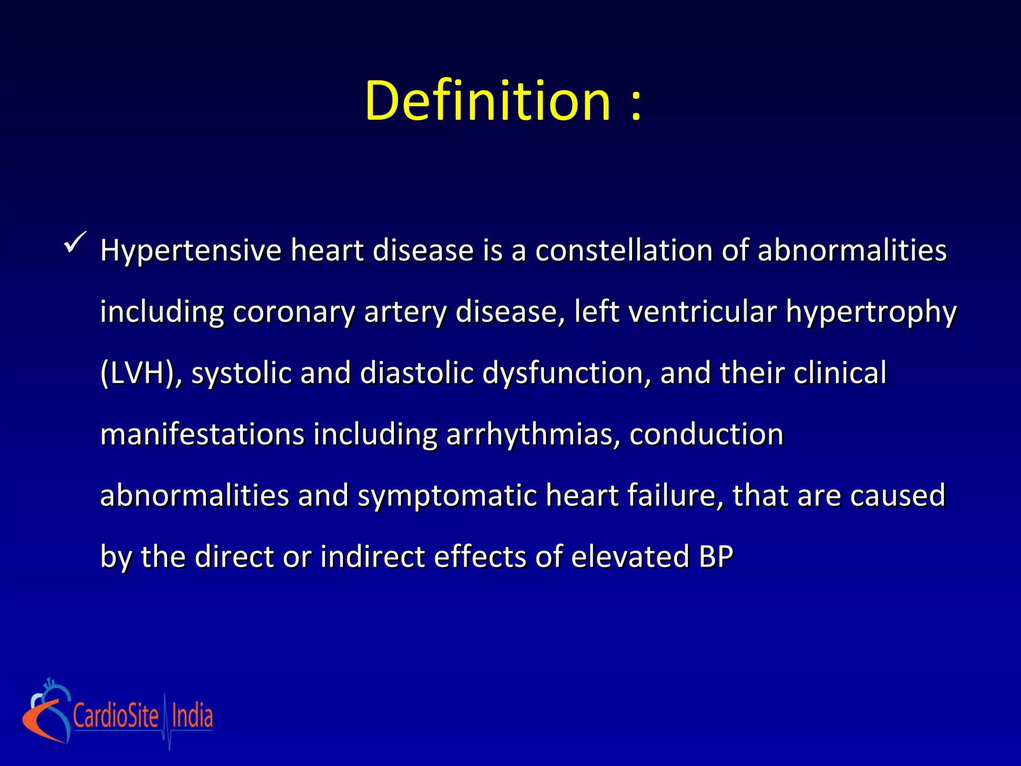 Hypertension & heart | PPT