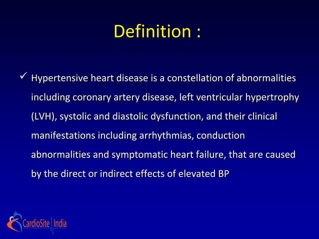 Hypertension & heart | PPT | Heart and Cardiovascular Diseases ...
