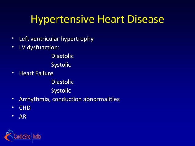 Hypertension & heart | PPT | Heart and Cardiovascular Diseases ...