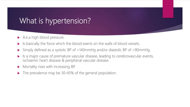 Hypertension (htn) | PPTX
