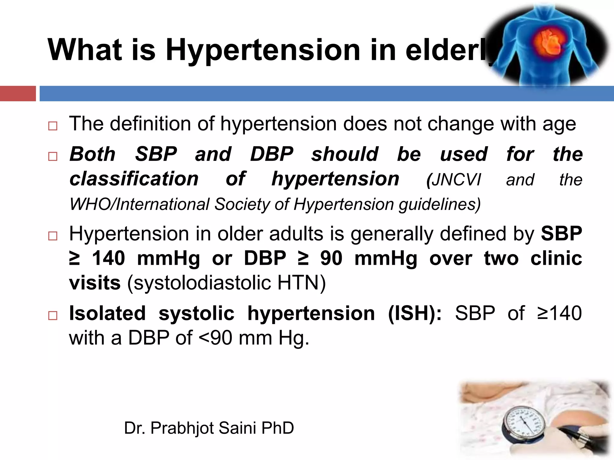 Hypertension in older population | PPT