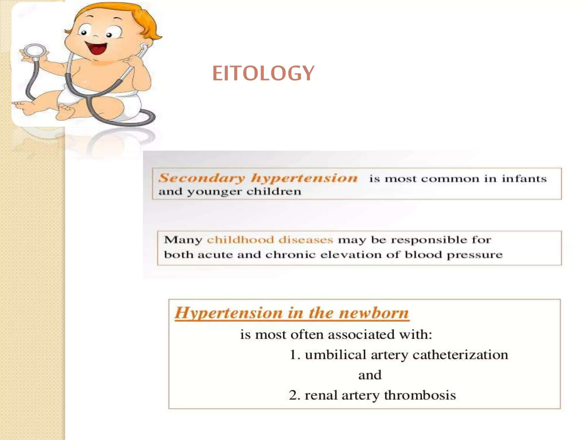Hypertension in pediatric | PPTX