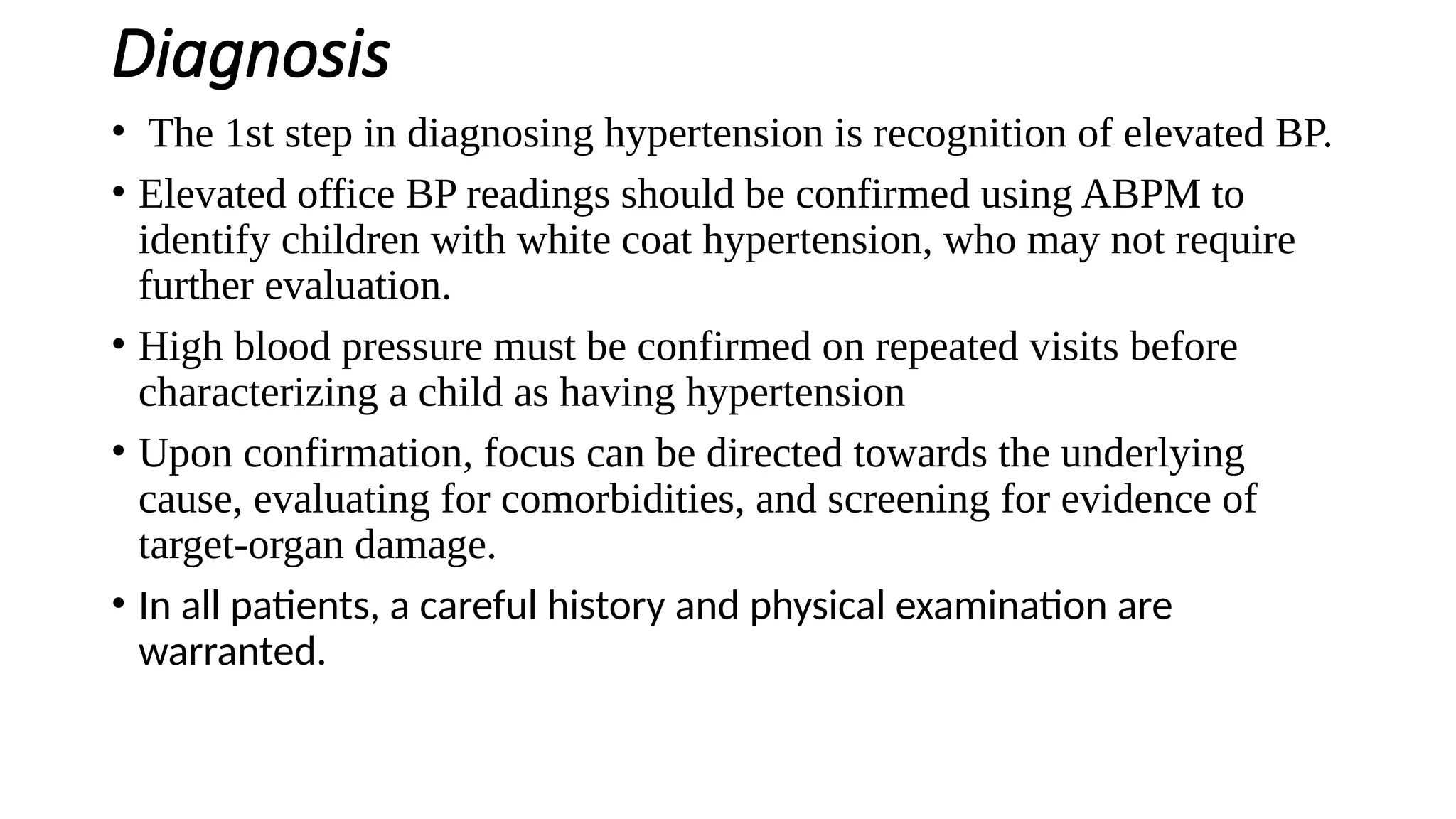 HYPERTENSION IN PEDIATRICS POWERPOINT PRESENTATION | PPTX