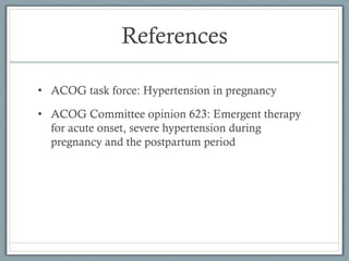 Hypertension in pregnancy | PDF