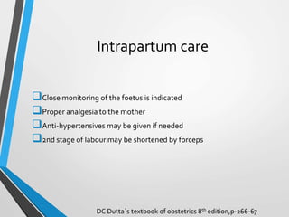 Hypertension in pregnancy | PPTX