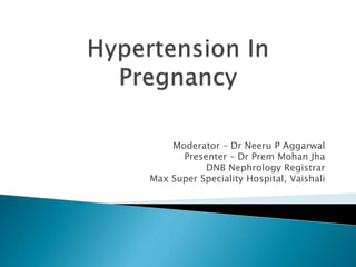 Hypertension in pregnancy | PPTX