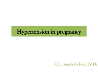 Hypertension in Pregnancy power point for ho | PPT