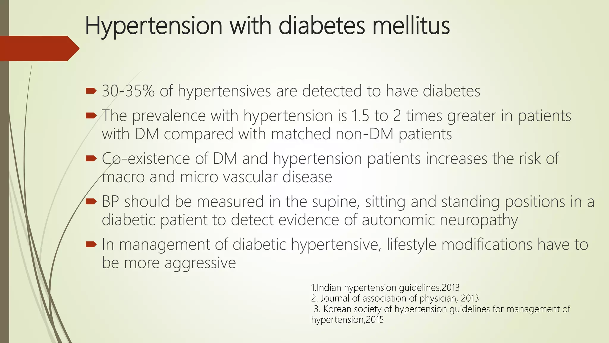 Hypertension in special situation | PPTX