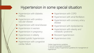 Hypertension in special situation | PPTX