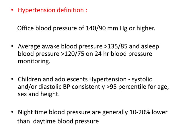 Hypertension jnc 8 guideline(1) | PPTX
