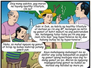 Hypertension komiks (tagalog) | PPTX