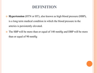 Hypertension llb explains by harrionsion book | PPTX | Heart and ...