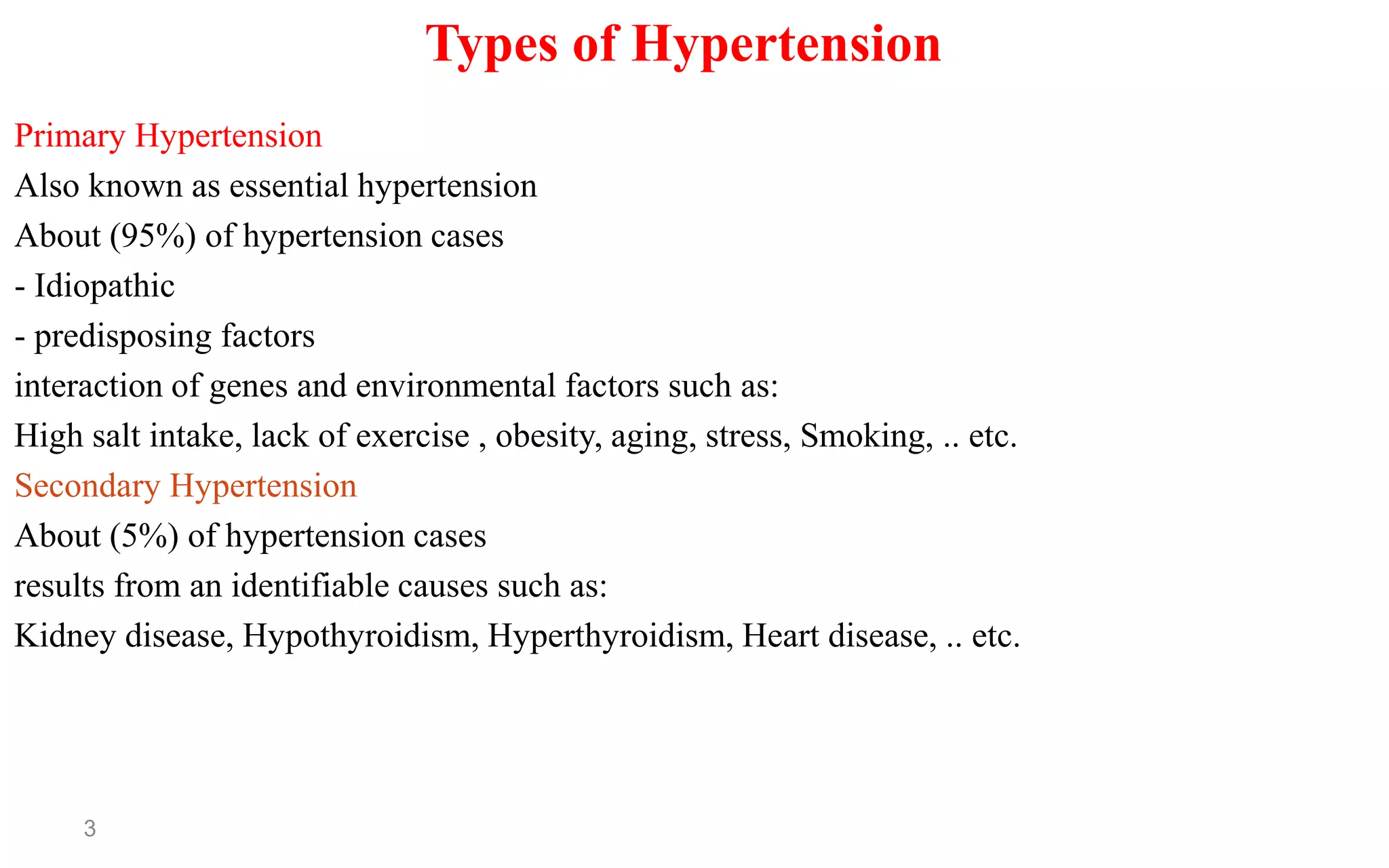 Hypertension medicine 5 | PPTX