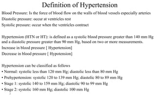 Hypertension medicine 5 | PPTX