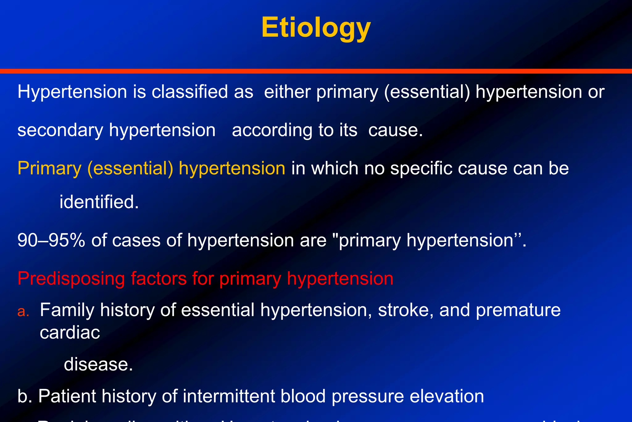 Hypertension pathophysiology | PPTX