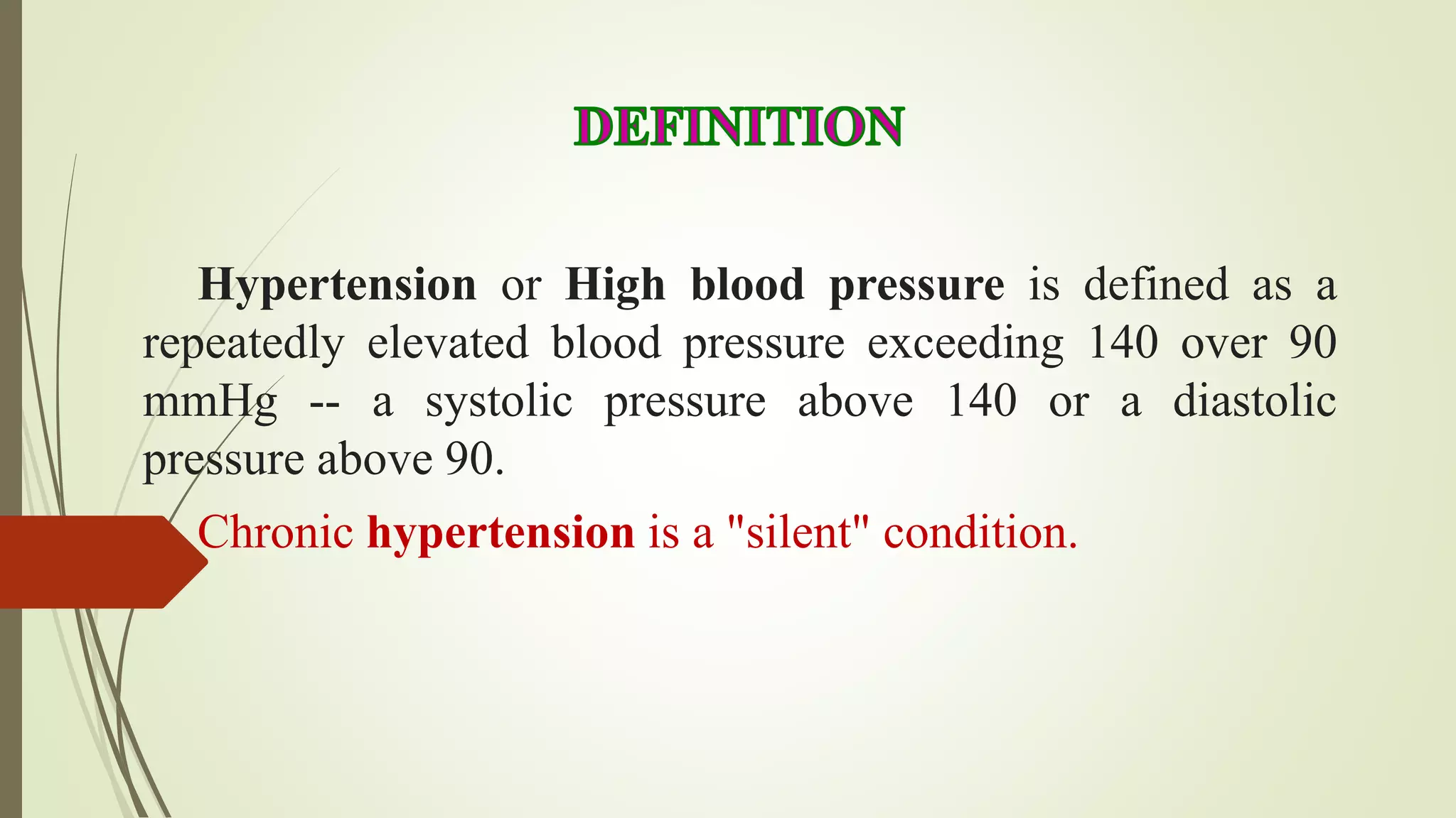 Hypertension ppt | PPTX