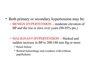 Hypertension: Signs & Symptoms ,Causes, Complications | PPTX