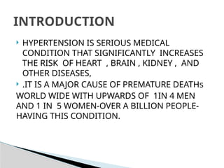 HYPERTENSION latest guidelines ppt .pptx