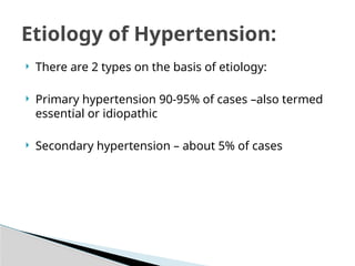 HYPERTENSION latest guidelines ppt .pptx
