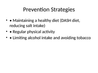 Hypertension Presentation Pptx Group Five Pptx
