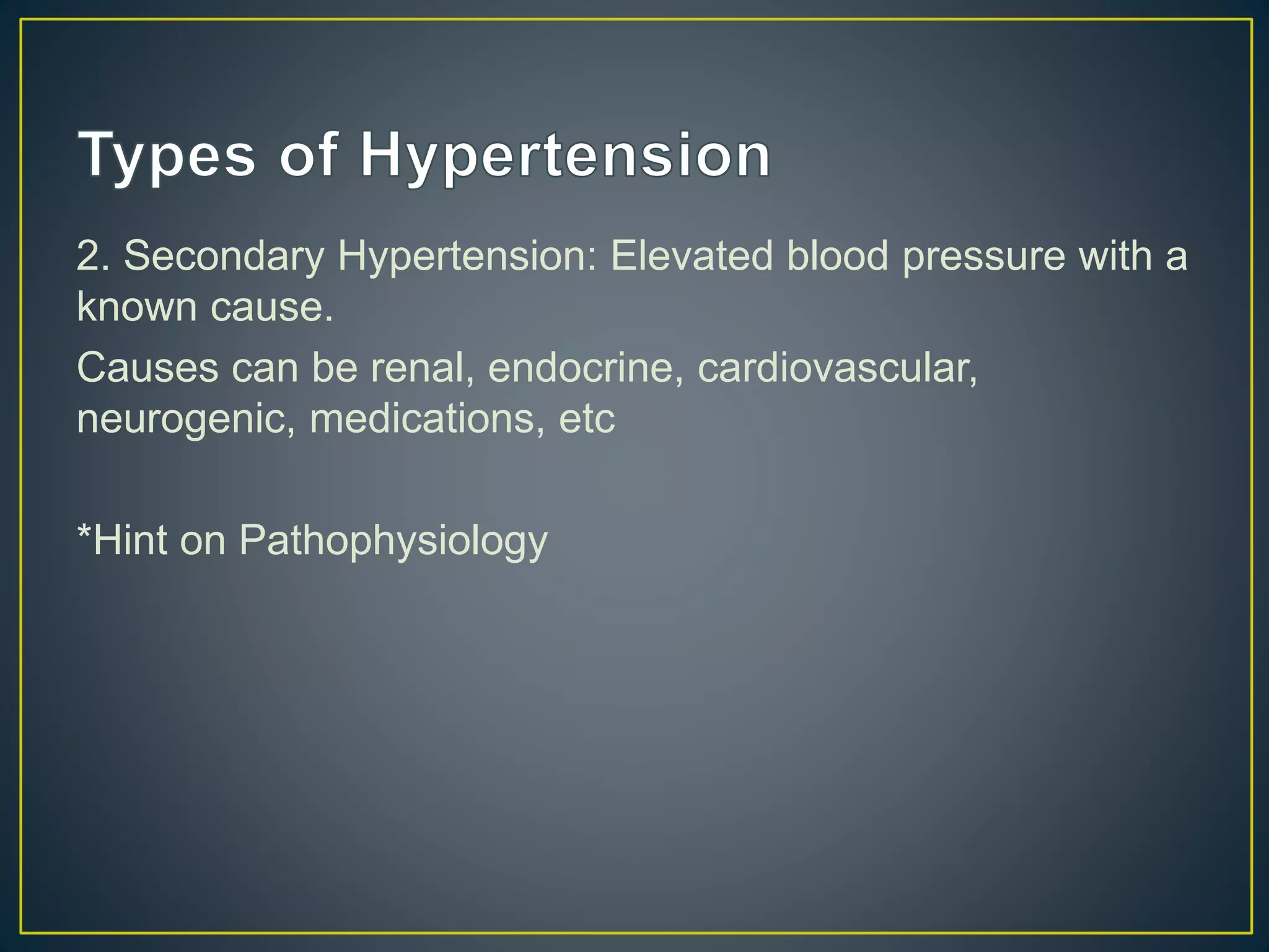 Introduction to Hypertension.pptx | Heart and Cardiovascular Diseases ...