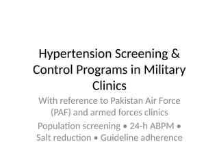 Hypertension_Screening_Control_Military_Clinics_PAF.pptx