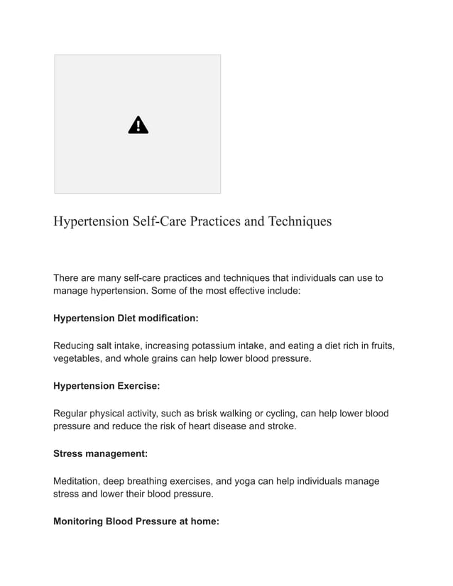 Hypertension Self-Care Treatment_ Beyond Medication.pdf Hypertension Self-Care Treatment_ Beyond Medication.pdf