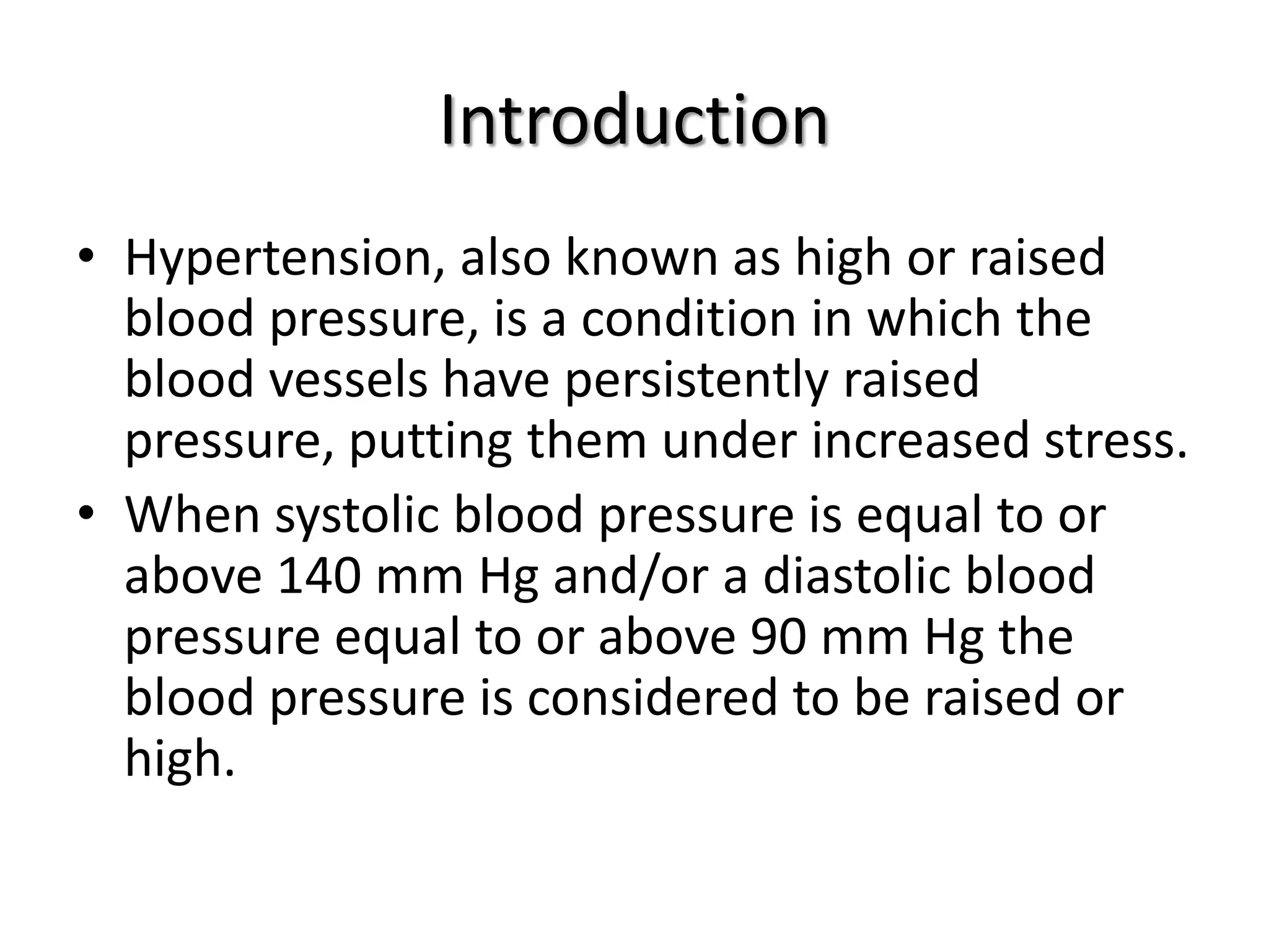 Hypertension latest guidelines seminar(2017 ACC/AHA guidelines) | PPTX