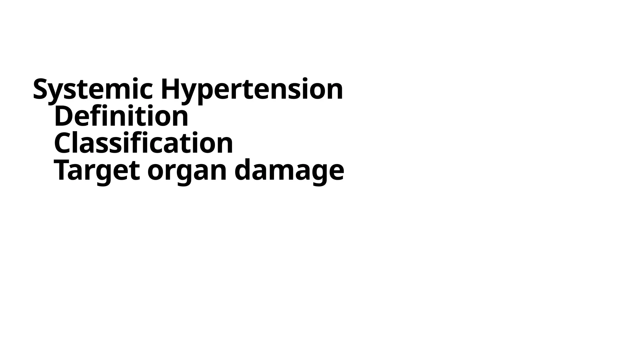 Hypertension & target organ damage ug.pptx | Heart and Cardiovascular ...