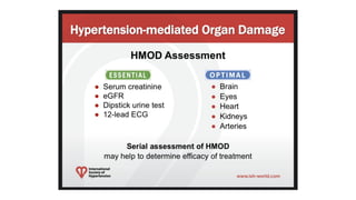 Hypertension & target organ damage ug.pptx | Heart and Cardiovascular ...